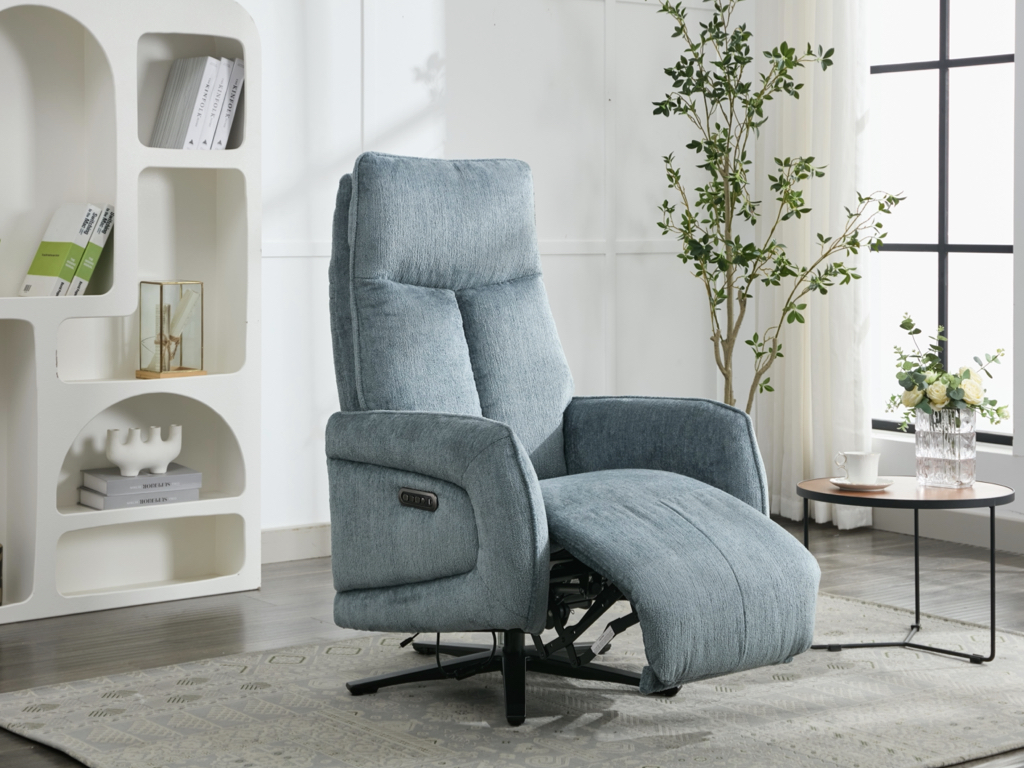 Prestige Fabric Electric Swivel Chair - Arona - Aspire Home Furnitures